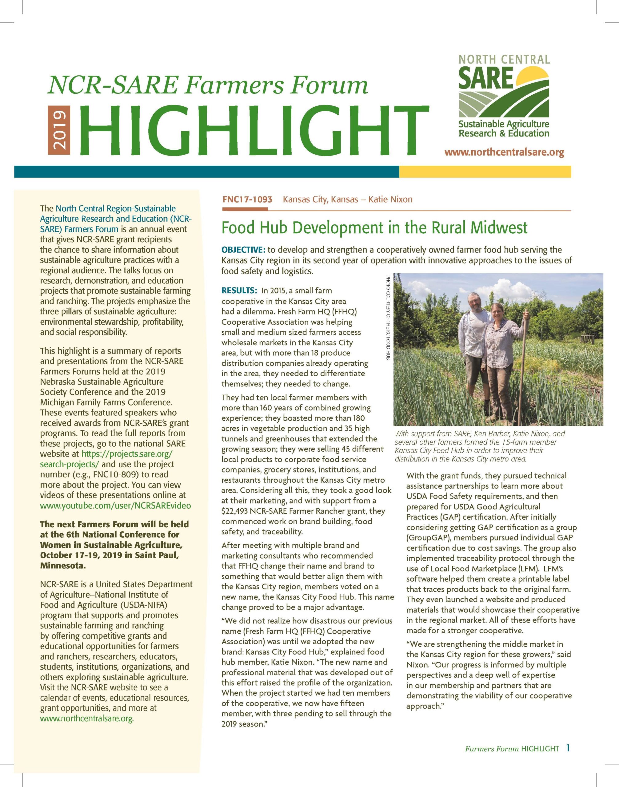 Regional Initiatives - SARE North Central